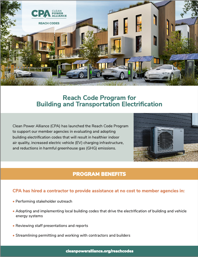 Reach Code Program for Building and Transportation Electrification