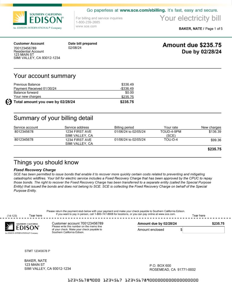 Understanding Your Bill | Clean Power Alliance